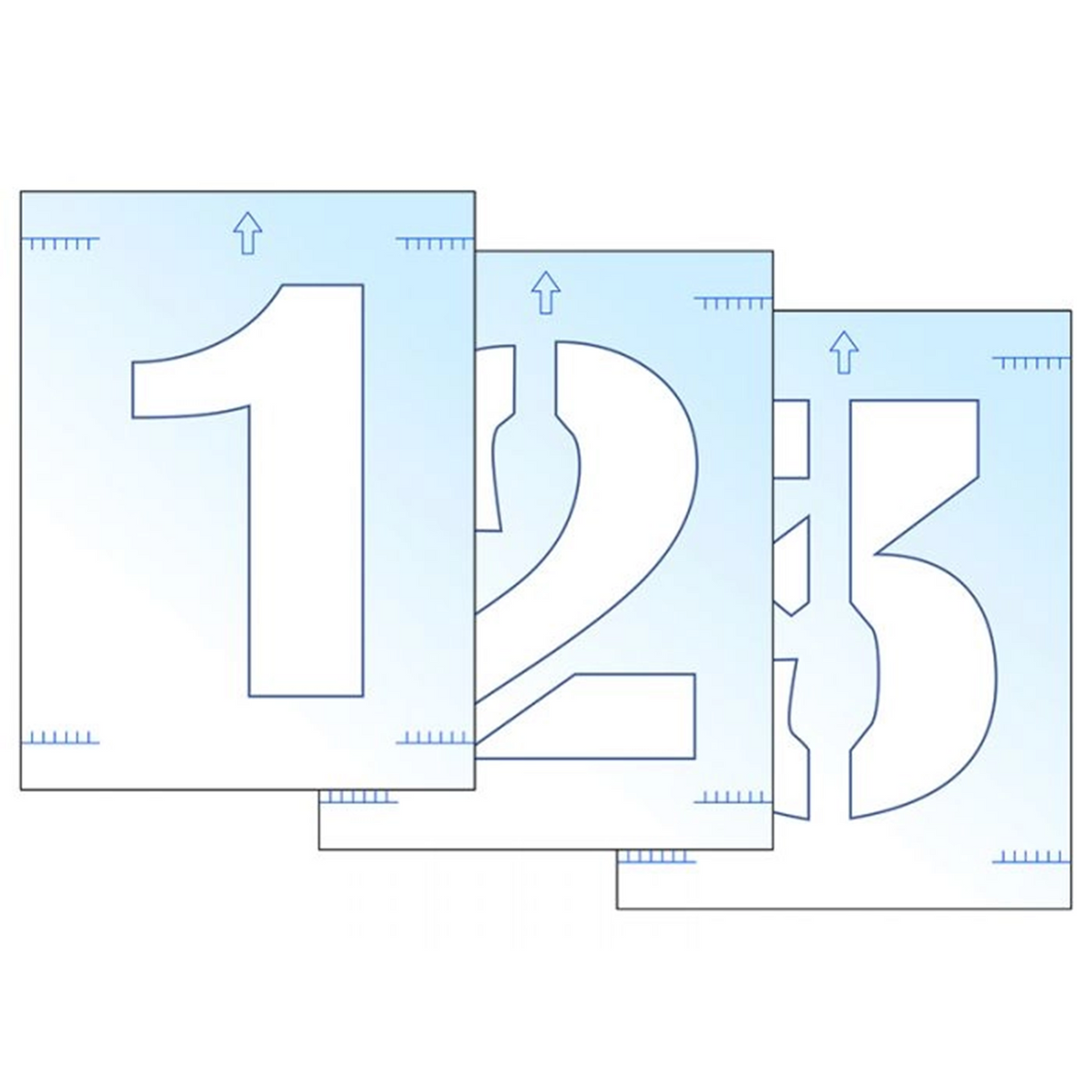 Number Stencil Kit 300mm – Avant Garde Brands