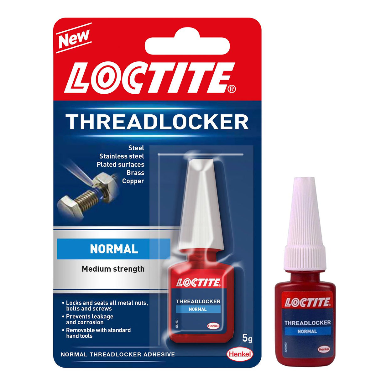 Loctite Medium Strength Easy to Use Threadlocker Transparent Adhesive ...