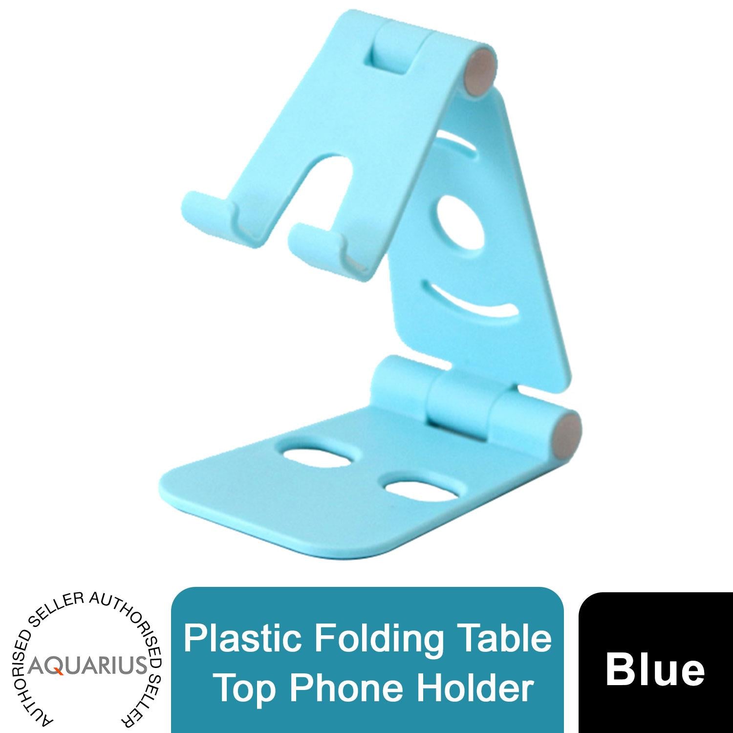 Aquarius Plastic Folding Table Top Phone Holder, Blue – Avant Garde Brands