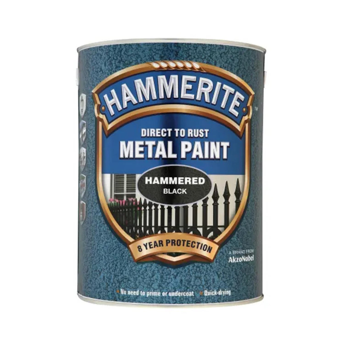 Direct to Rust Hammered Finish Metal Paint Black 2.5 Litre – Avant ...