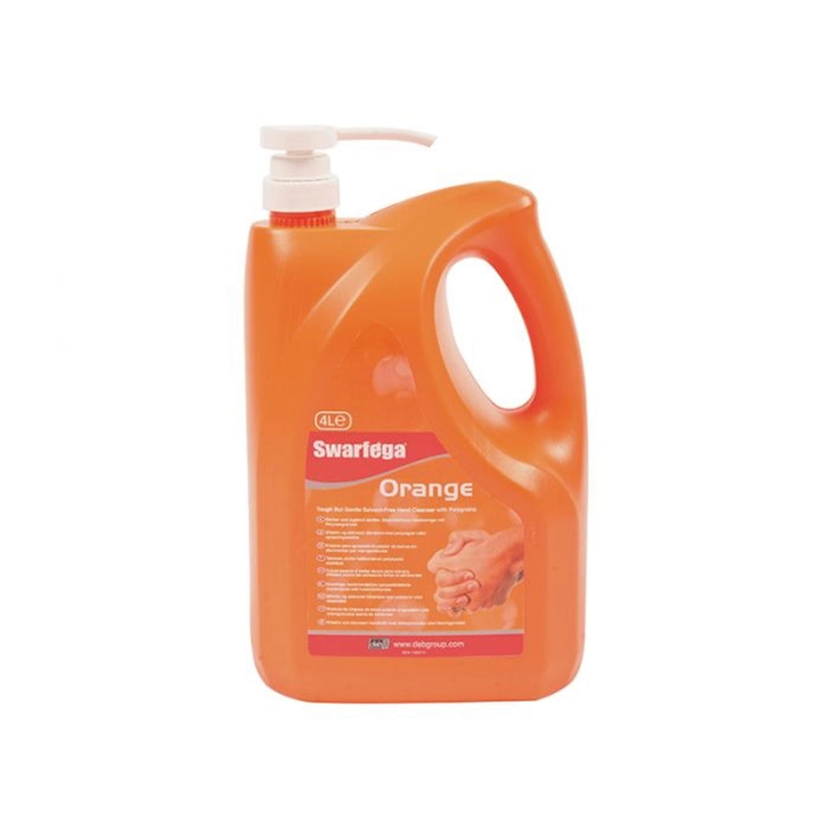 Orange Hand Cleaner Pump Top Bottle 4 litre – Avant Garde Brands