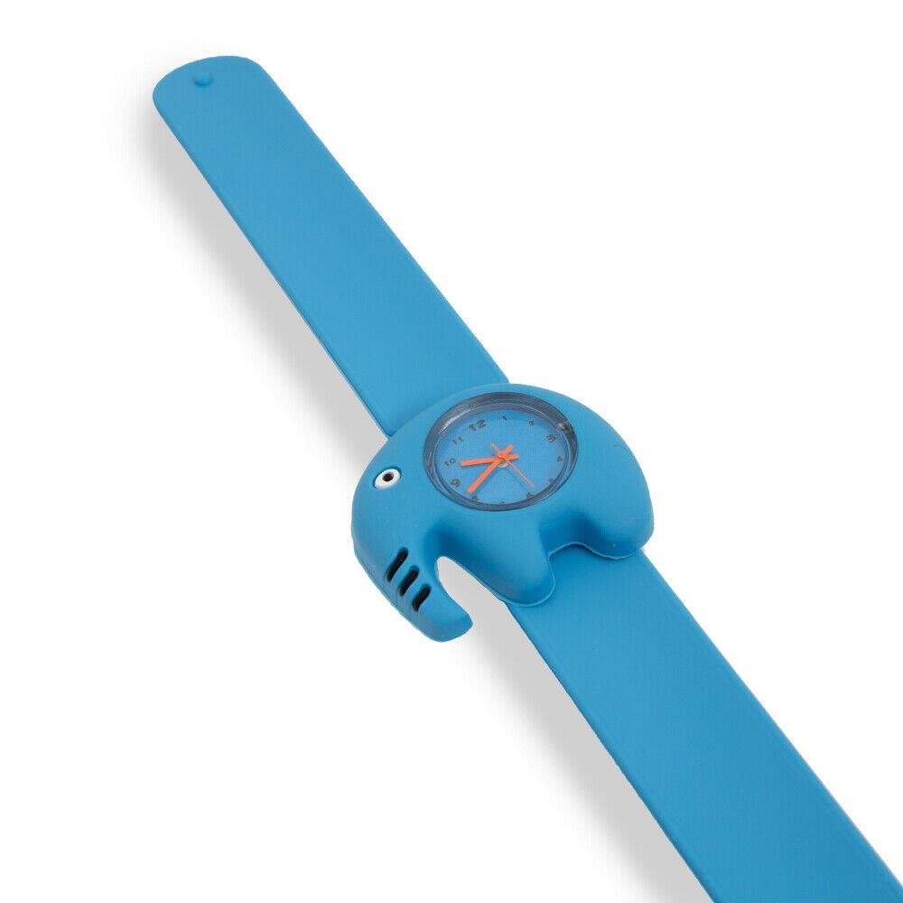 Aquarius Kids Watch Girls Boys Bendable Slap Watch Silicone Cartoon El ...