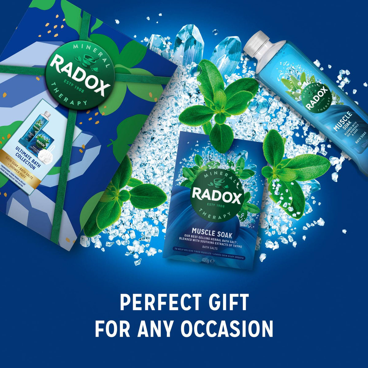 Radox Ultimate Bath Collection 2 Pieces Gift Set for Her with Shower P ...