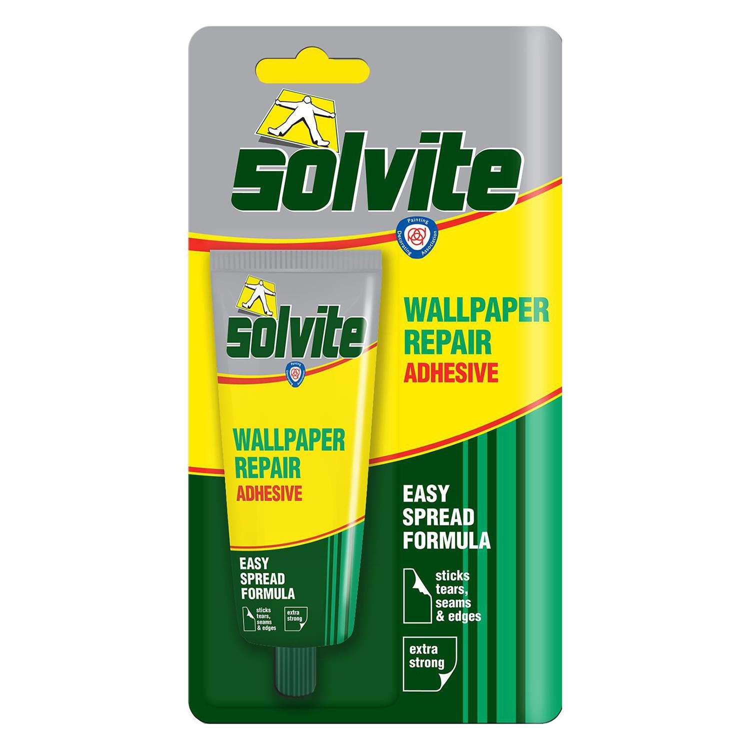 Solvite Wallpaper Repair Adhesive Easy-Spread Formula for Seam Repair ...