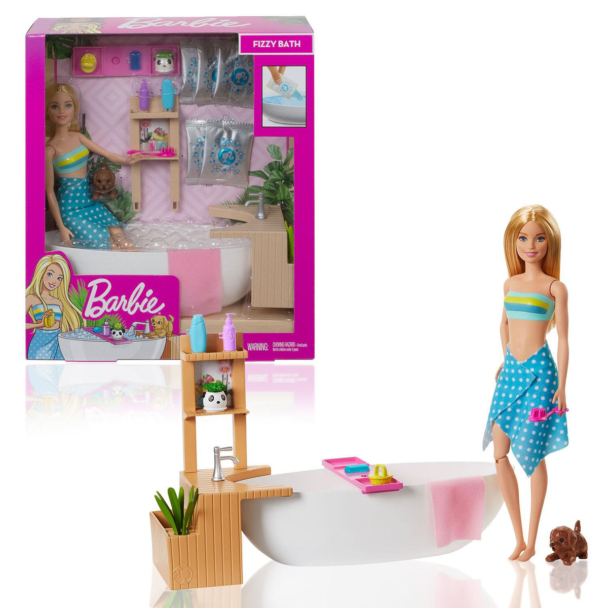 Barbie® Fizzy Bath Doll and Play Set – Avant Garde Brands