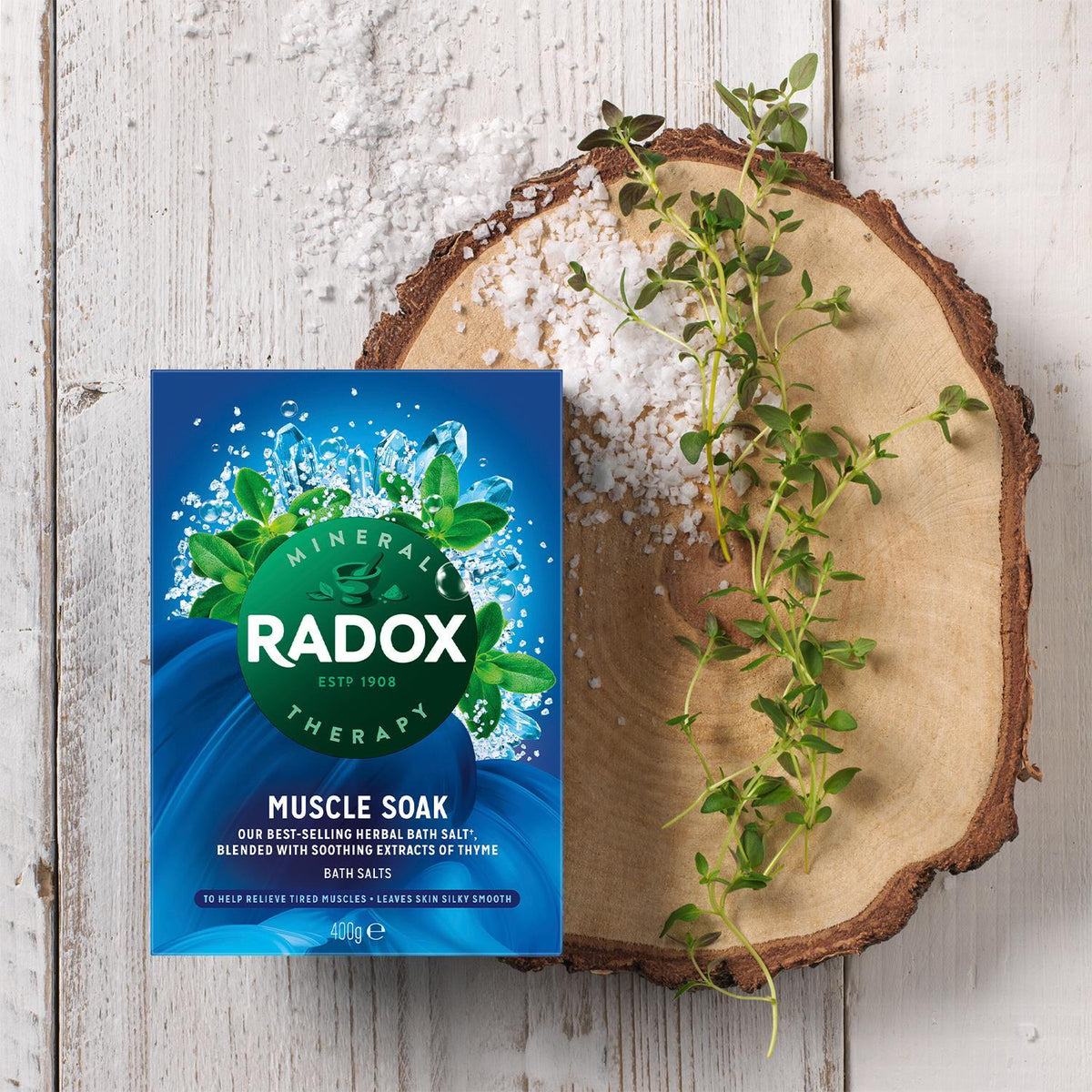 Radox Mineral Therapy Muscle Soak Herbal Bath Salt, 400g – Avant Garde ...