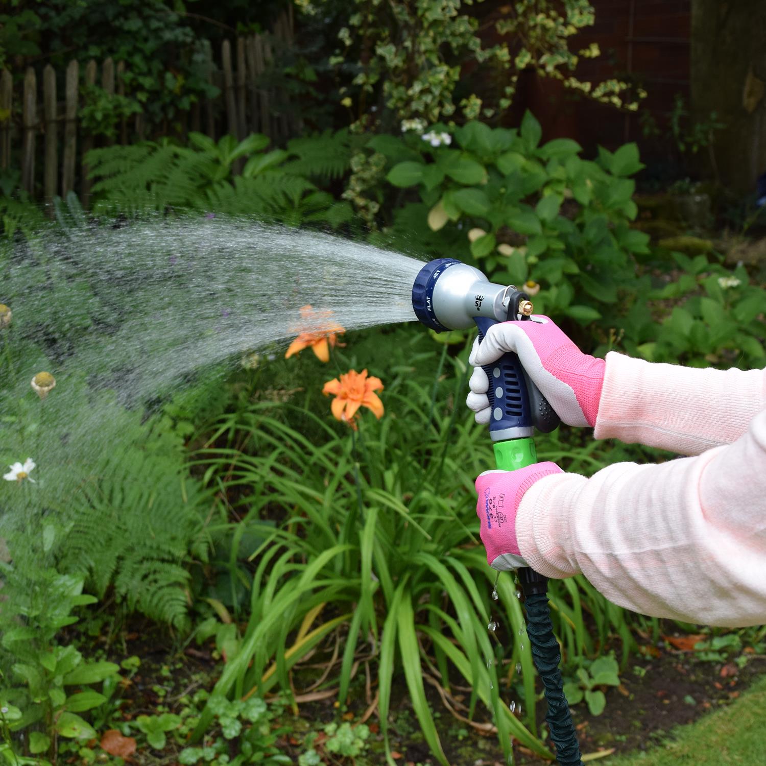 Spear & Jackson Watering Spray Gun, Multi Function 7 Flow Settings ...