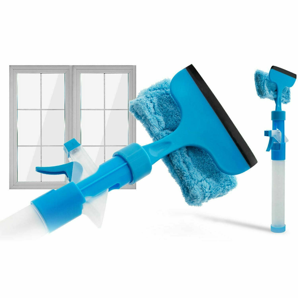 Haven Multi-Functional Water Sprayer Double Side Scraper Glass Cleaner ...