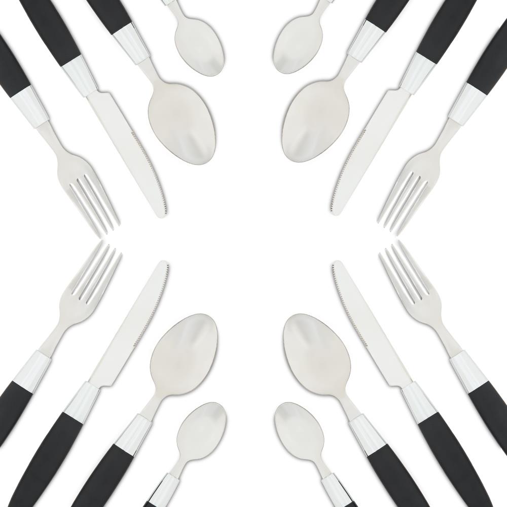 Viners 16-Piece Table Cutlery Set, Black – Avant Garde Brands