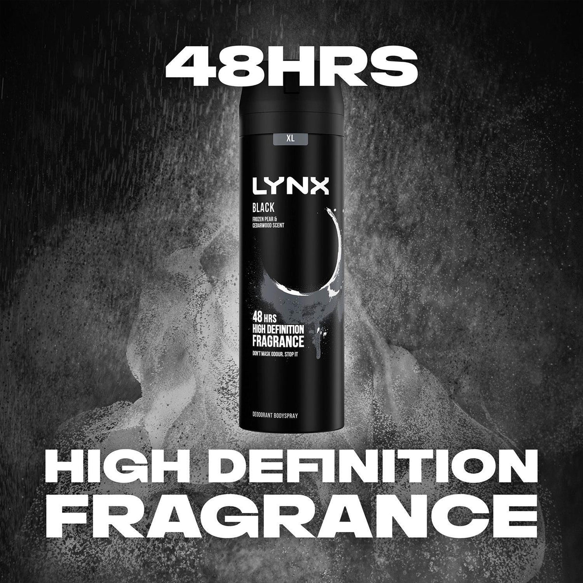 Lynx XL 48-Hour High Definition Fragrance Body Spray Deodorant, 3 Pack ...