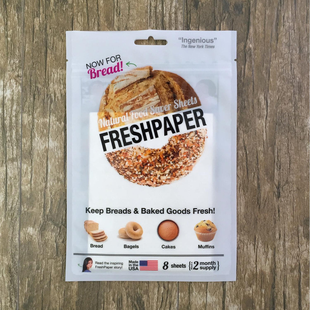 Fresh Paper Saver Sheets for Preserving Bread and Baked Food – Avant ...