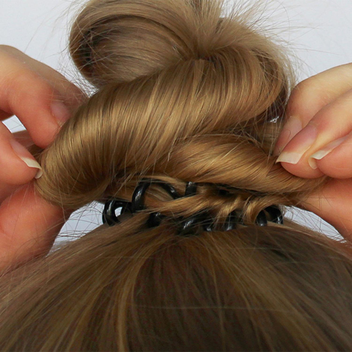 PMS Clear/Coloured/Glitter Hair Tone Spiral Bobble Hair Accessories ...
