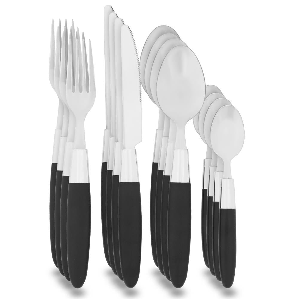 Viners 16-Piece Table Cutlery Set, Black – Avant Garde Brands