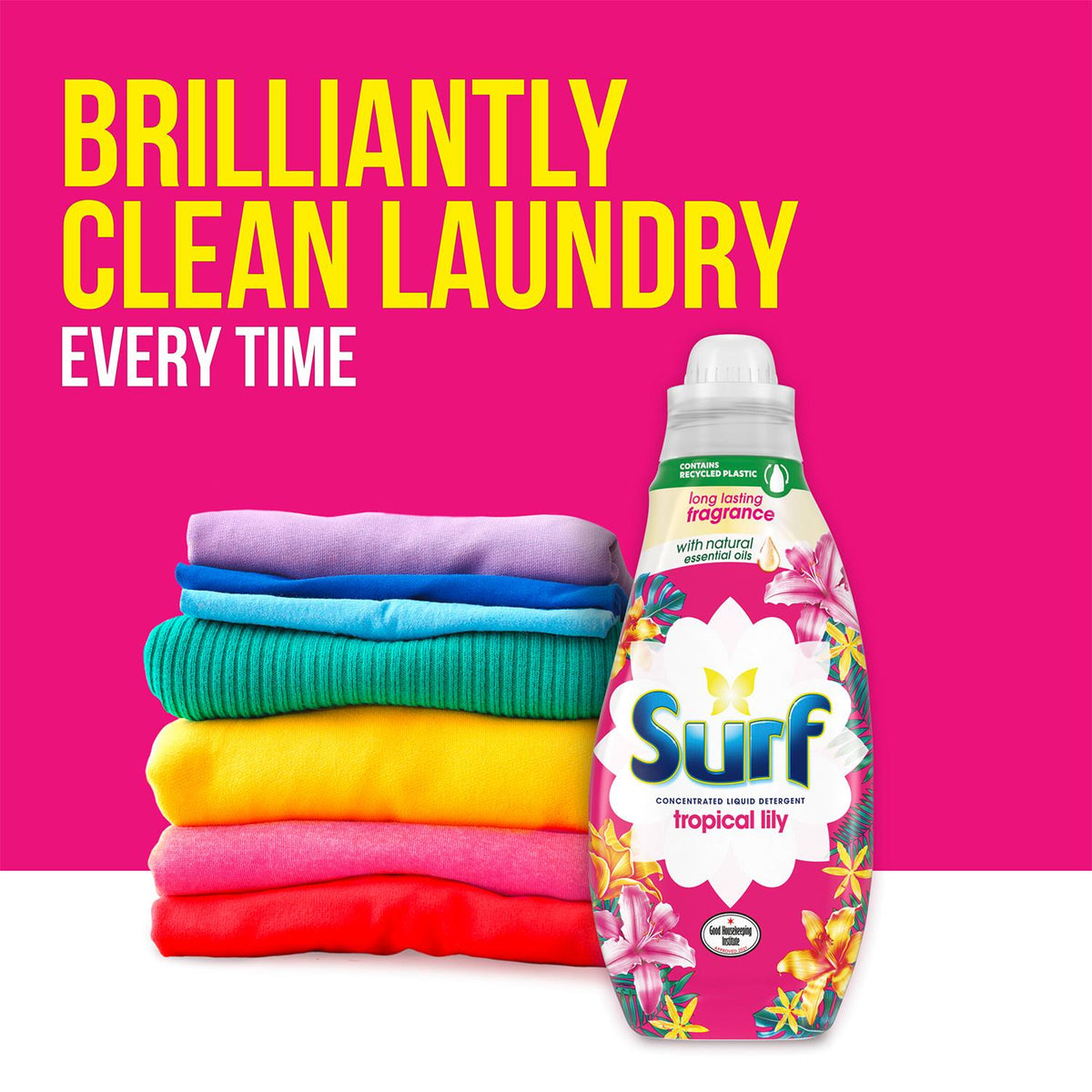 Surf Washing Liquid & Comfort Conditioner Sunset Paradise & Tropical L ...