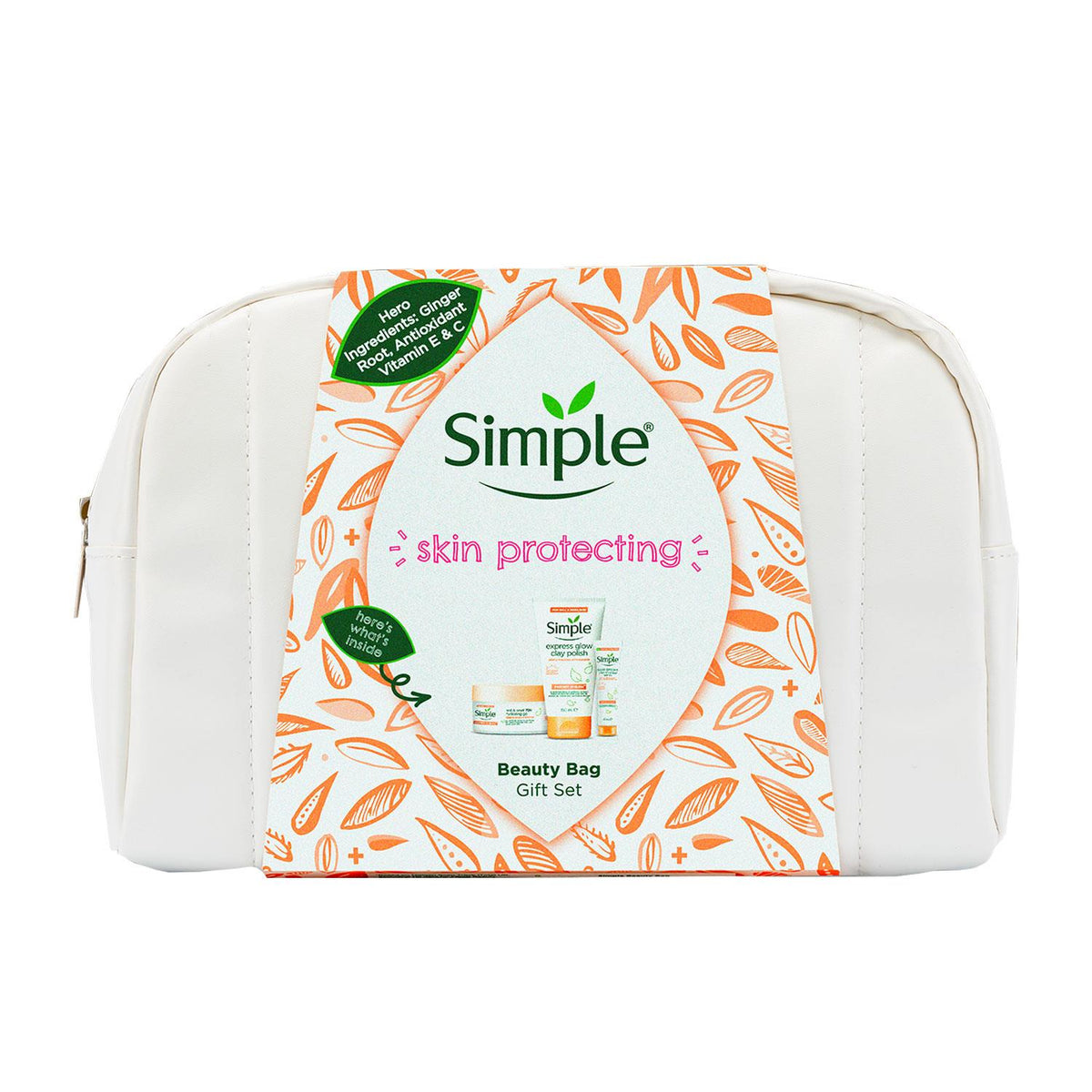 Simple Protect'N'Glow Gel, SPF Moisturiser & Glow Clay Polish Beauty B ...