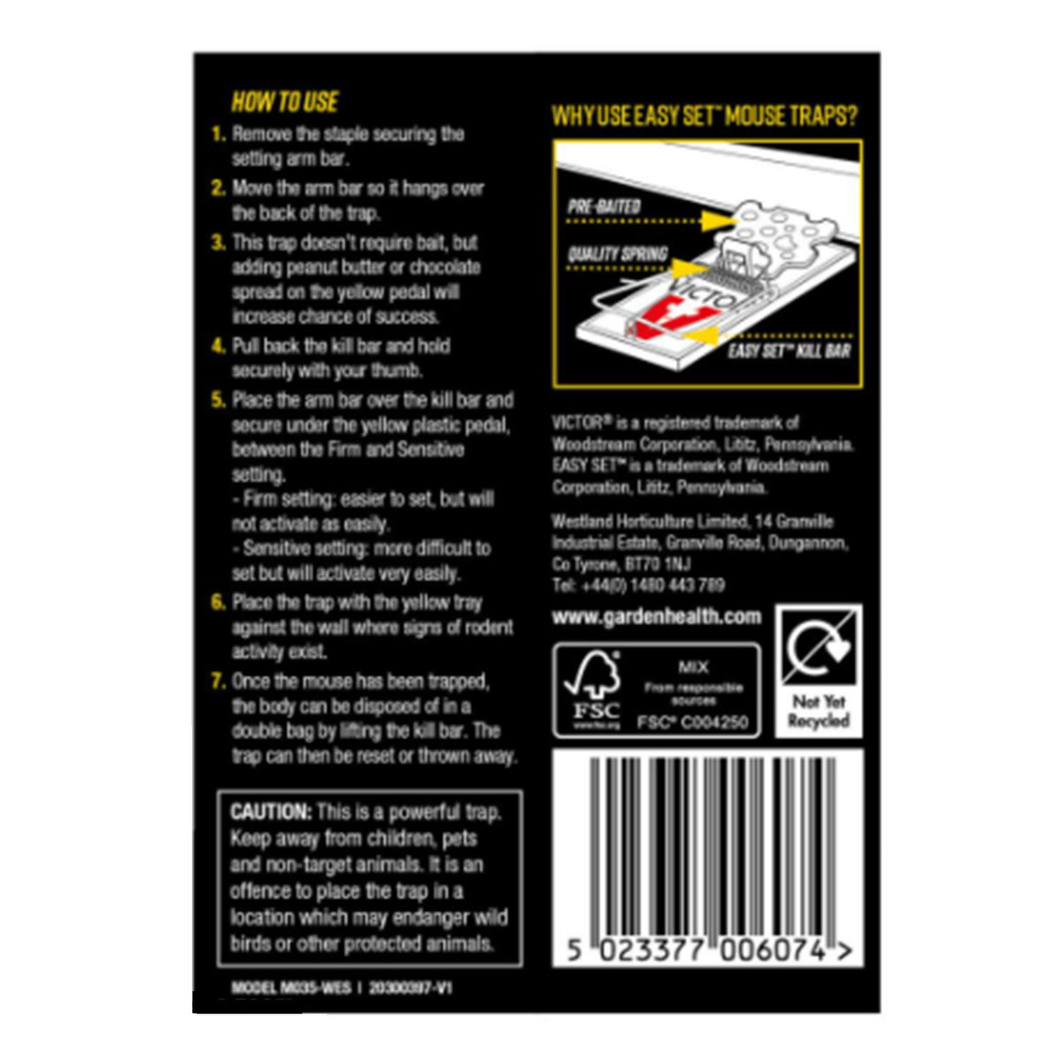 Deadfast Easy Set Mouse Trap Rodent Control Twin 2 Pack – Avant Garde ...