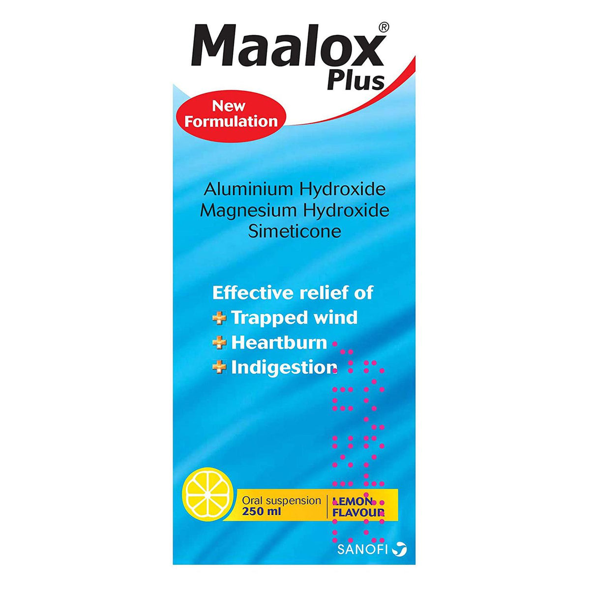 2pk Maalox Plus Antacid & Heartburn Relief Oral Suspension Lemon Flavo ...