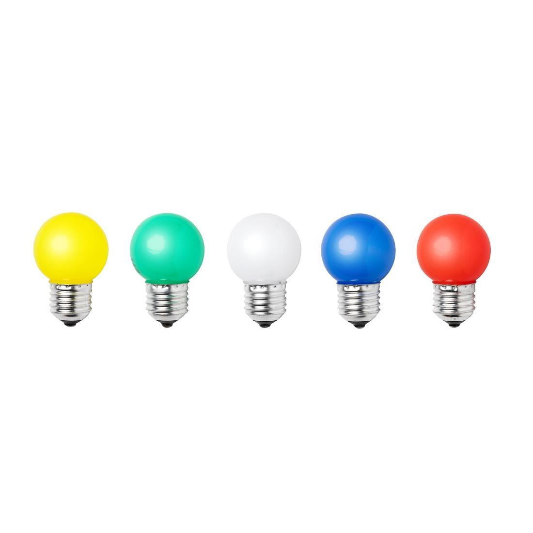 Status LED Assorted Colours Round Leo Bulbs 0.5 W , Pack of 5 – Avant ...