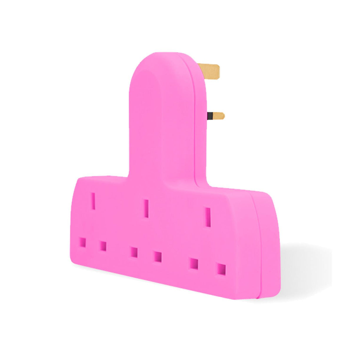 Status 3 Way Cable Free Socket Adapter 1 Pack - Pink – Avant Garde Brands