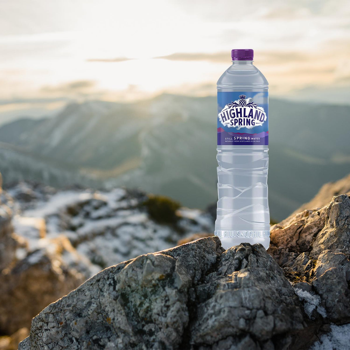 12x1.5L Highland Spring Still Spring Water Sports Bottle, Fully Recycl ...