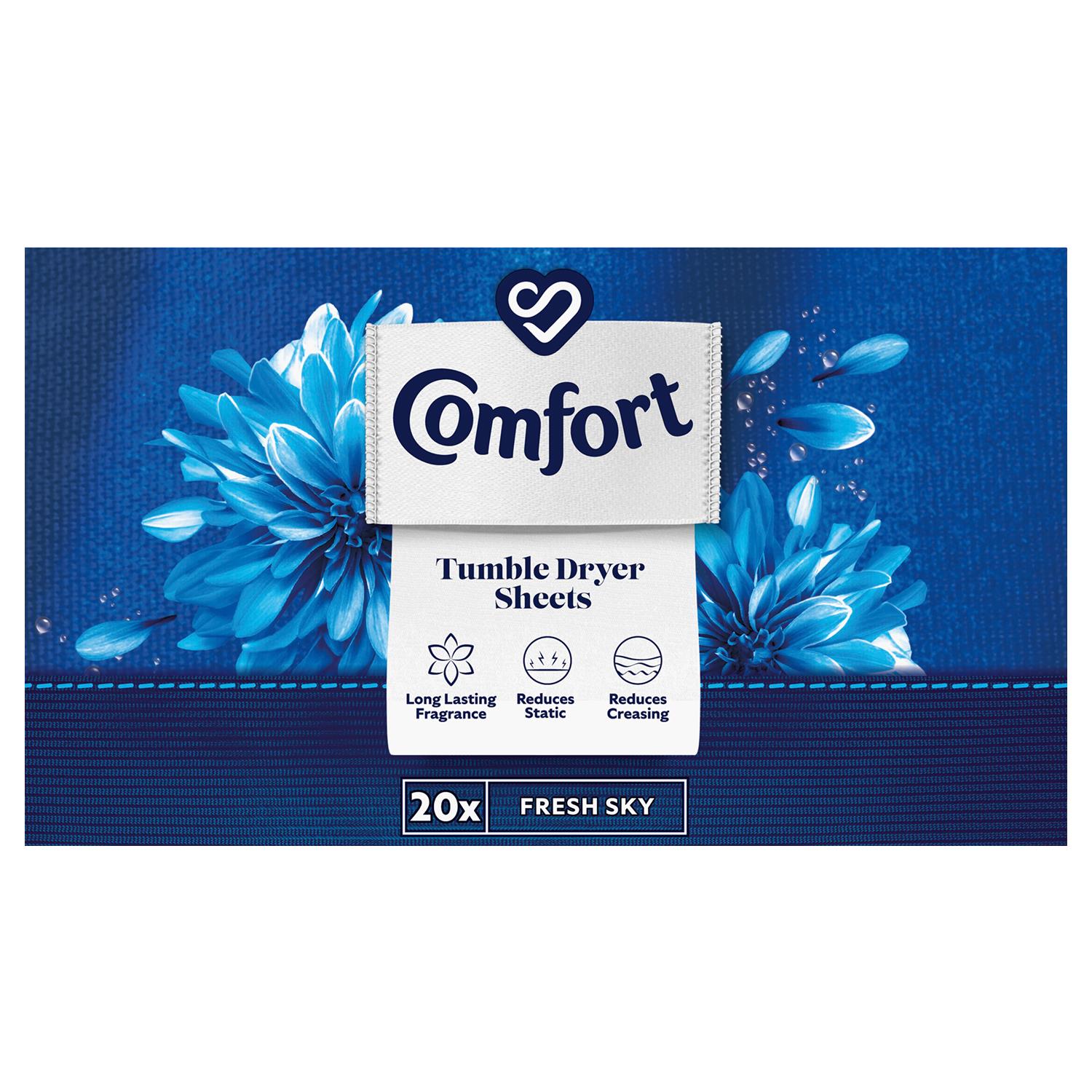 3 Pack Comfort Tumble Dryer Sheets, Fresh Sky, 20 wash – Avant Garde Brands