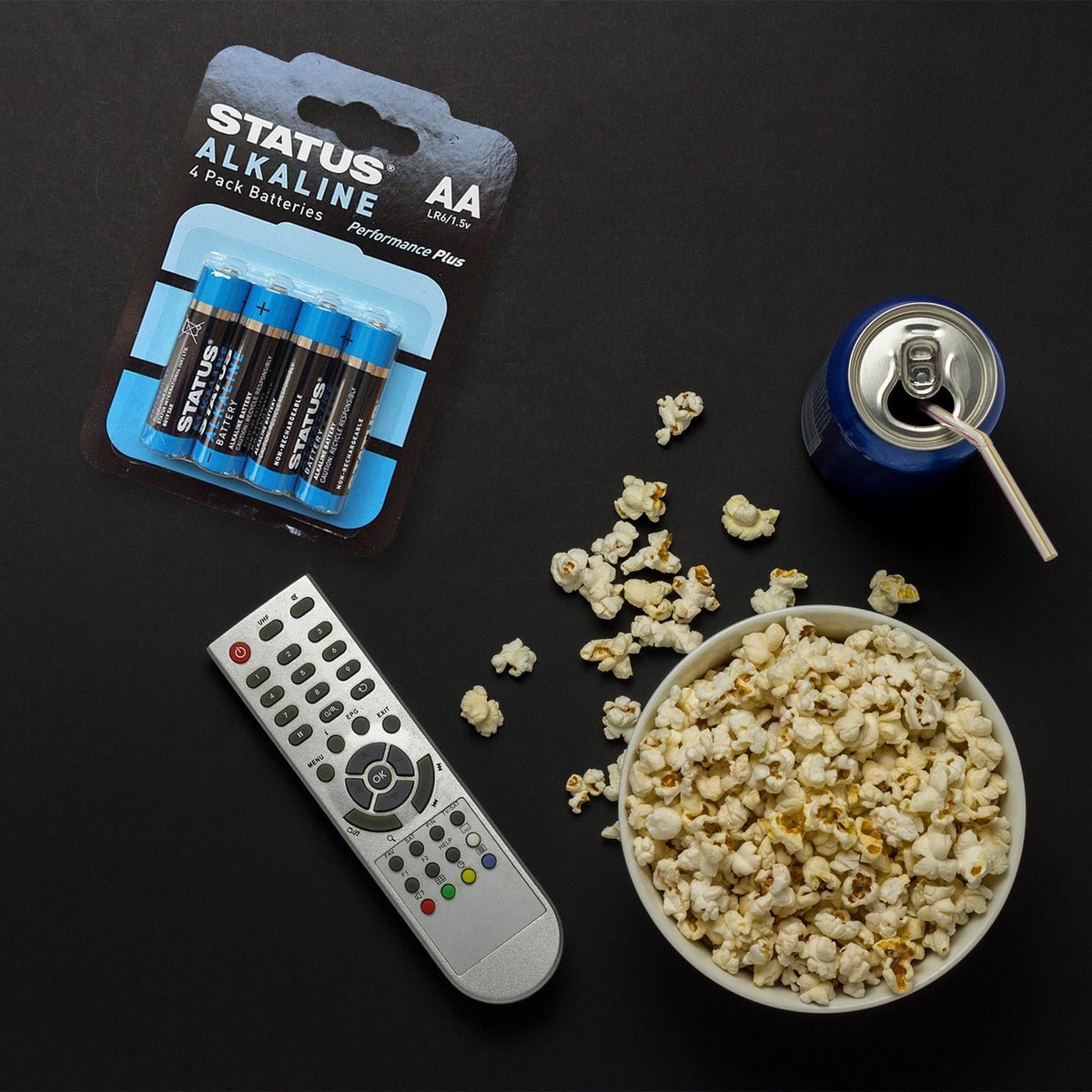 Status Alkaline Performance Plus Batteries AA – Avant Garde Brands