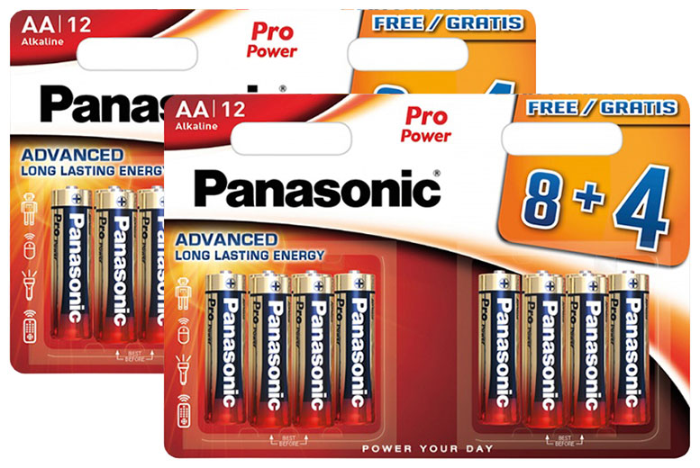 Panasonic Gold - AA & AAA (8+4 Pack) Batteries – Avant Garde Brands