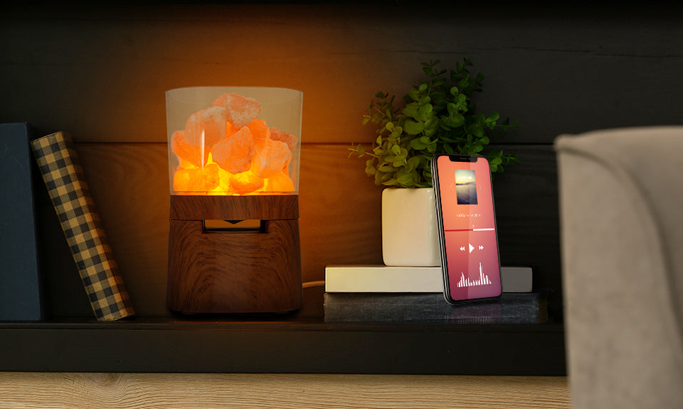 Himalayan salt bluetooth speaker – Avant Garde Brands