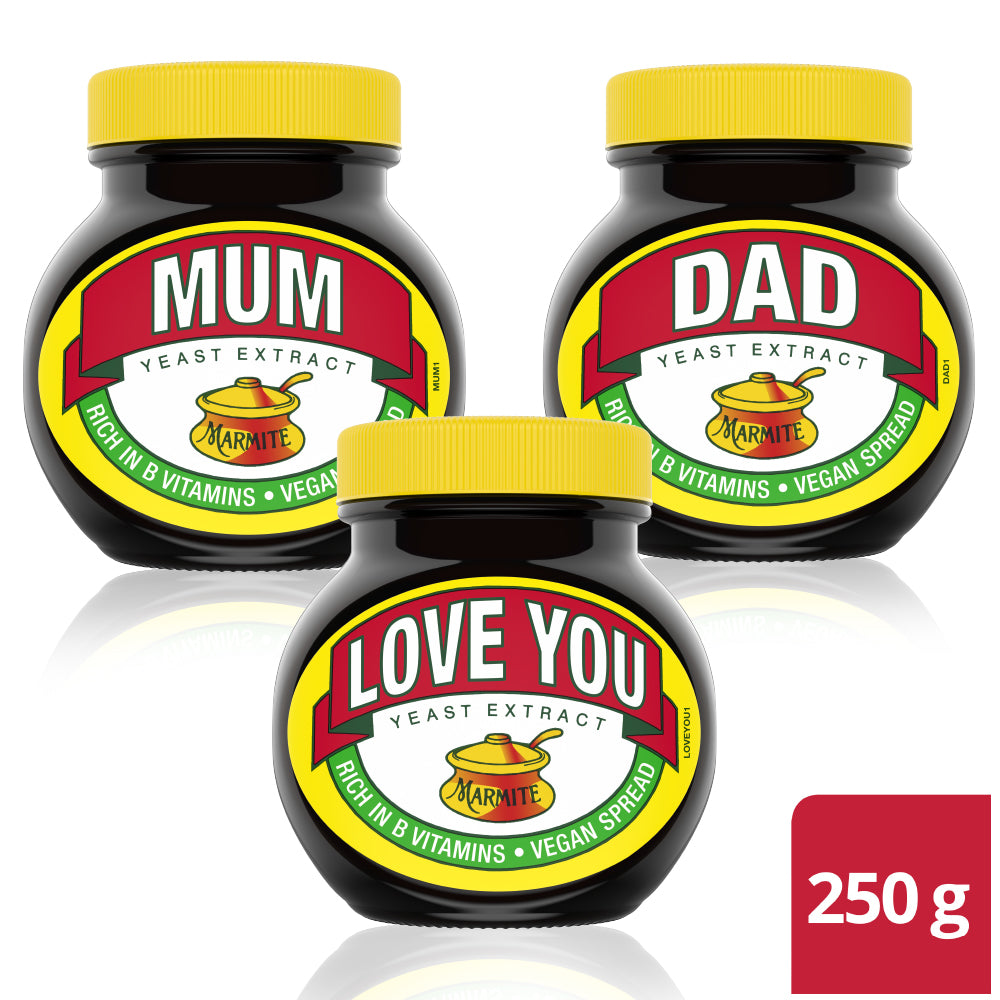 Marmite Yeast Extract Rich in Vitamin B Vegan Spread Gift Set 250g ...