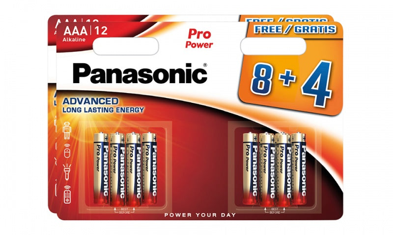 Panasonic Gold - AA & AAA (8+4 Pack) Batteries – Avant Garde Brands