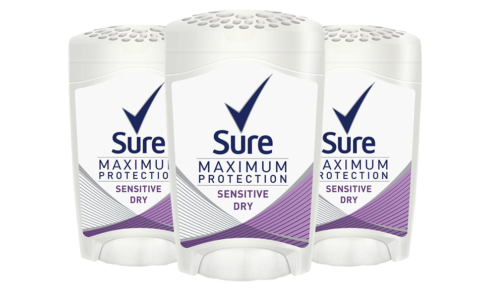 Sure Women Maximum Protection Anti-Perspirant Deodorant Cream, 3 or 6 ...