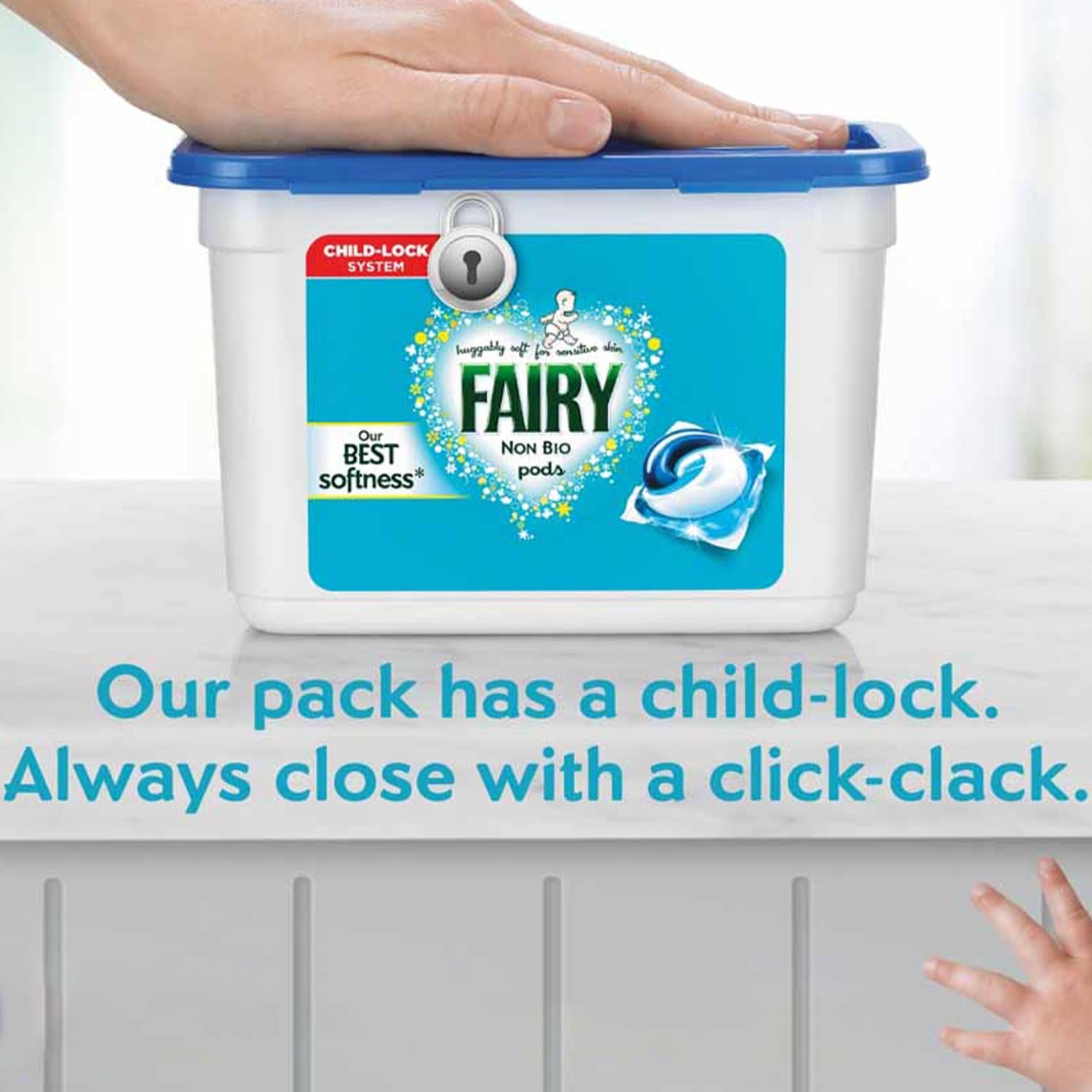 Fairy Non Bio Laundry Washing Pods Gentle Care For Sensitive Skin, 36 ...