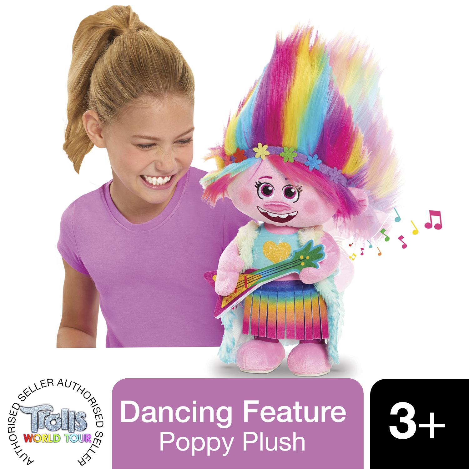JP Trolls World Tour Dancing and Singing Feature Poppy Plush for Ages ... JP Trolls World Tour Dancing and Singing Feature Poppy Plush for Ages ...