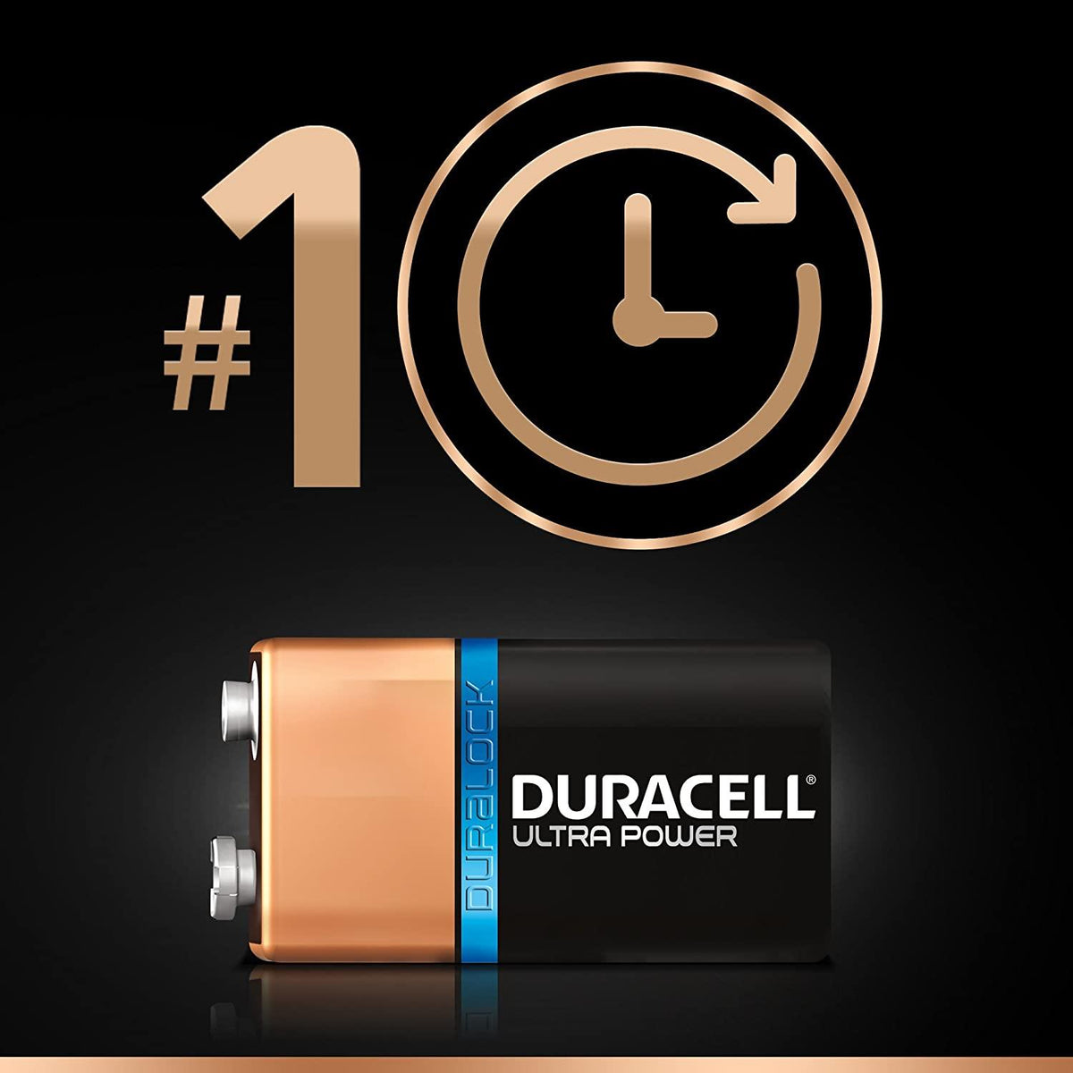 Duracell Ultra Power Alkaline MX1604 B1 Ultra Power 9V - One Pack ...