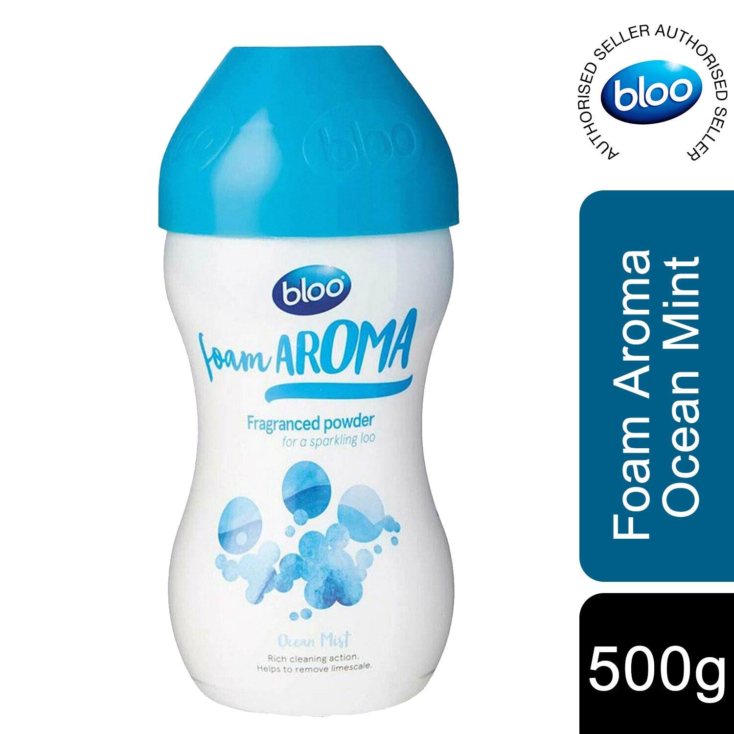 Bloo Foam Aroma Ocean Mist Fragranced Powder for a Sparkling Loo, 500g ...