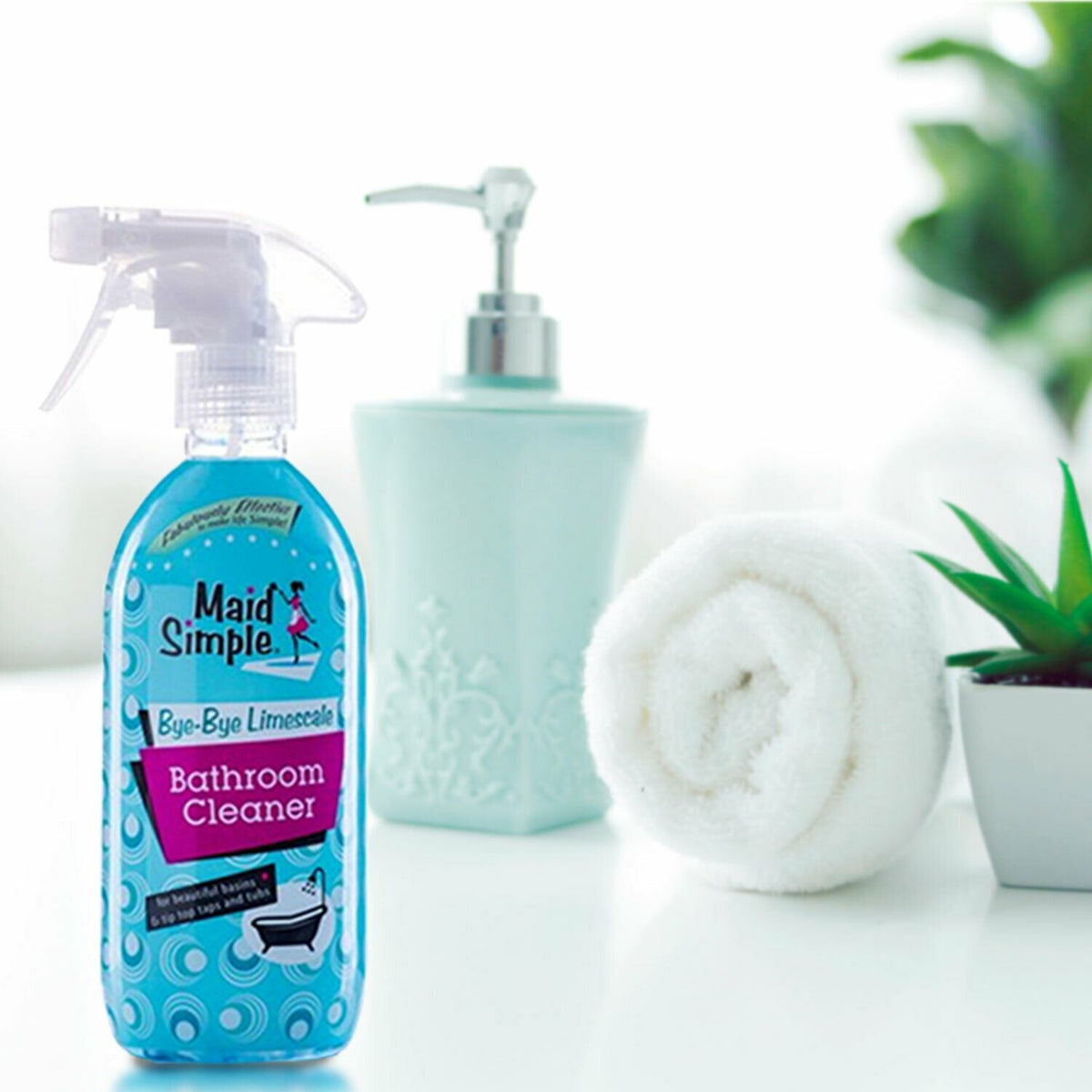 Maid Simple Bye - Bye Limescale Bathroom Nozzle Household Cleaner Spra ...
