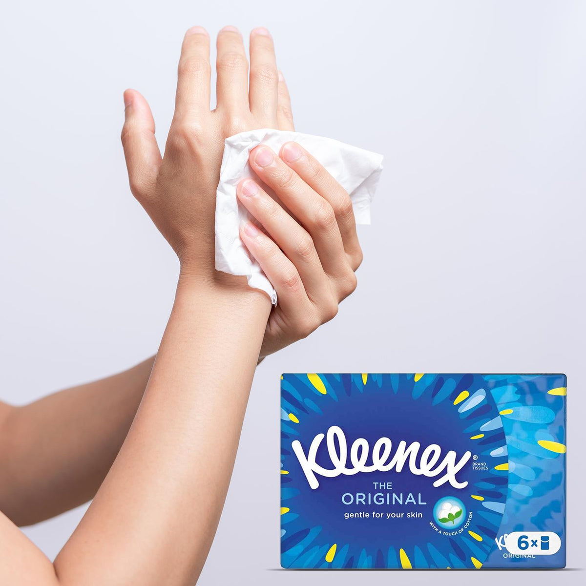 Kleenex Gentle Touch The Original Pocket Tissues Tissues, 6x10 Packs ...