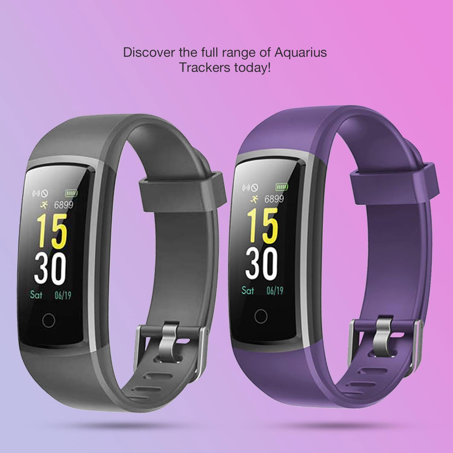 Aquarius AQ126 Waterproof Bluetooth Fitness Tracker With HRM and BPM ...