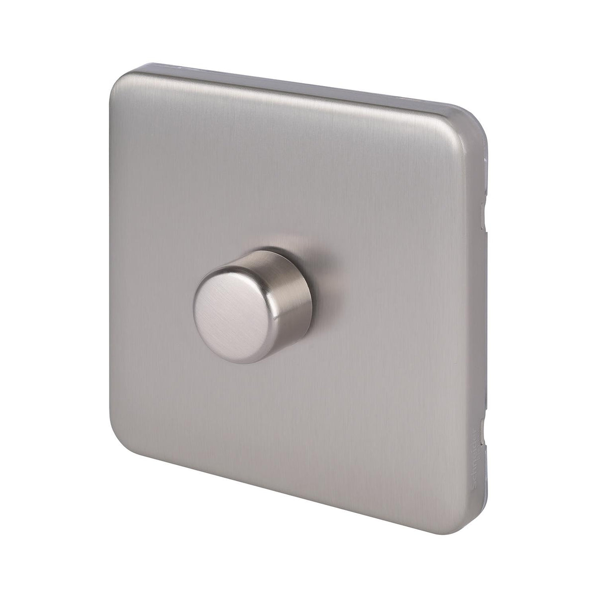 Schneider Electric Lisse Screwless Single 2 Way Dimmer 400W Stainless ...