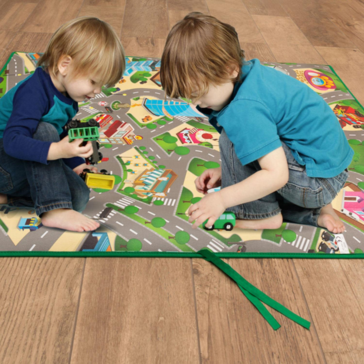 PlayMat 120x100cm EVA Eddy Toys, Giant Kids Play Mat with City Streets ...