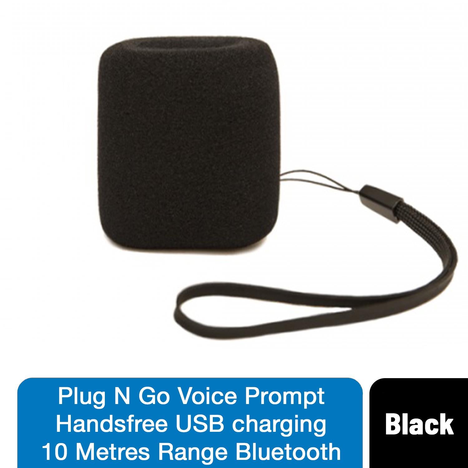 Plug N Go Voice Prompt Handsfree 10 Metres Range Bluetooth Speaker ...