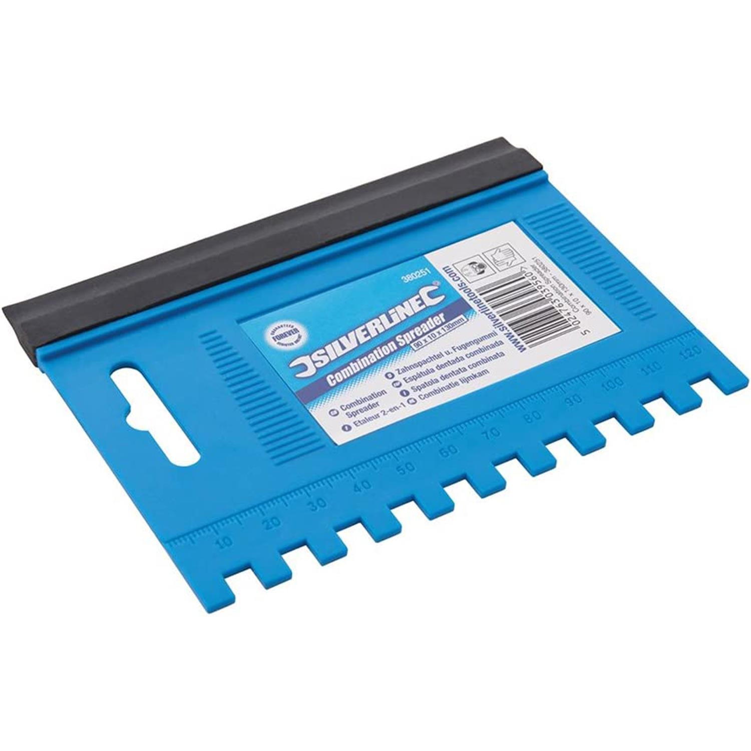 Silverline 380251 Flexible Combination Adhesive Spreader Blade, 125 x ...