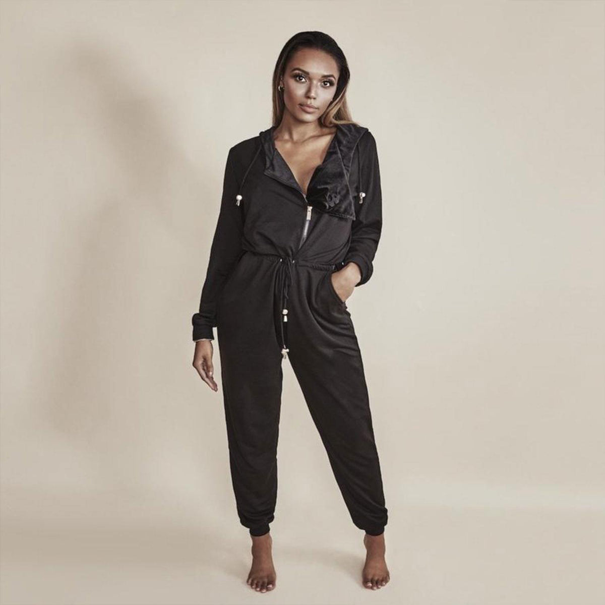 Bronzie Chelsea Collection - Bronzie Black Jumpsuit – Avant Garde Brands